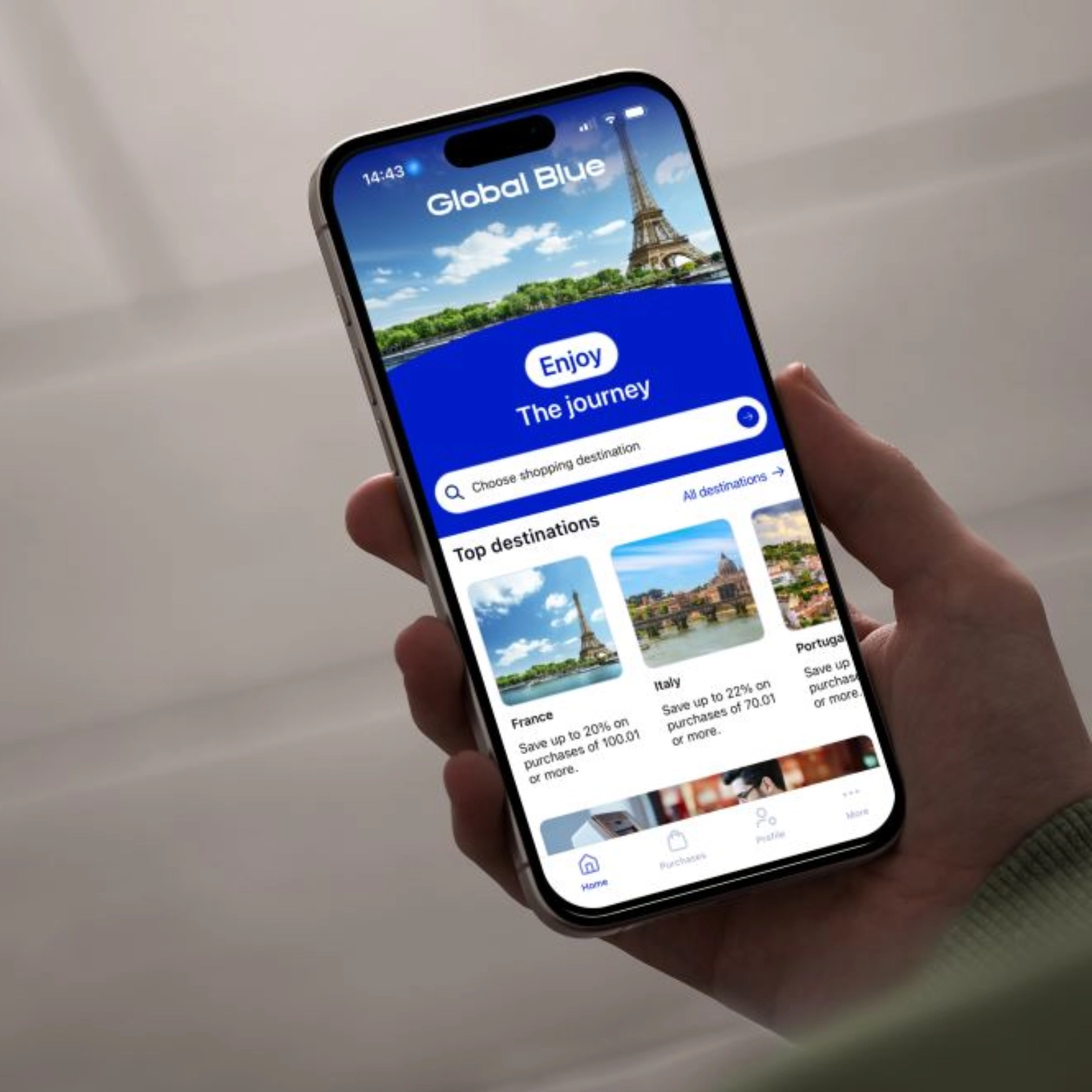 The Global Blue Traveler App