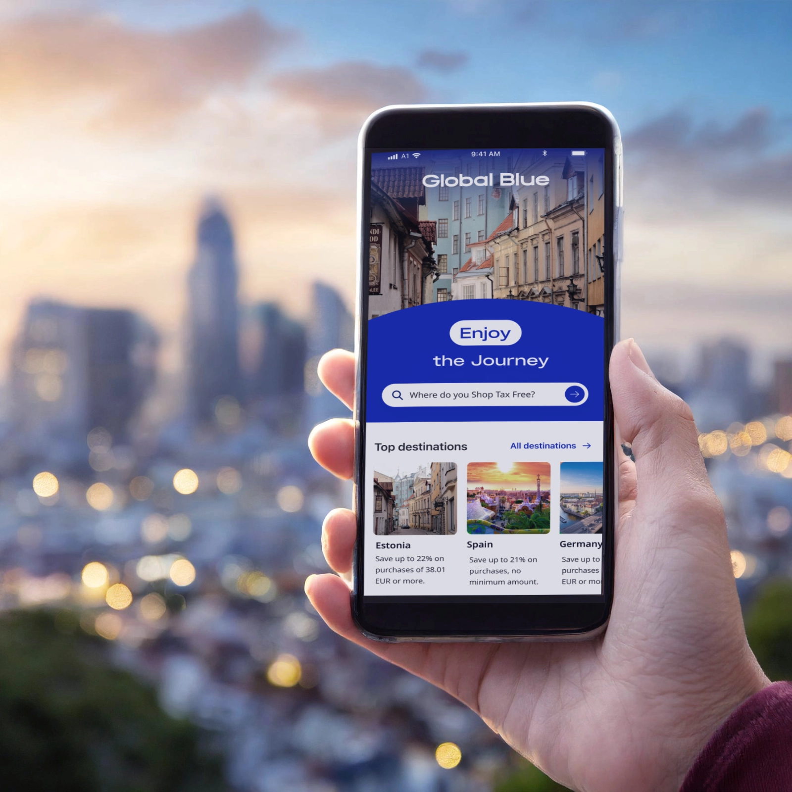 Laden Sie die Shop Tax Free App herunter | Global Blue